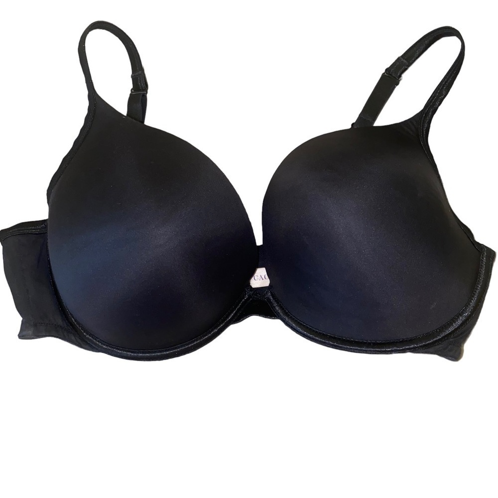 Cacique Black Smooth Boost Plunge Bra Size 40dd - Gem